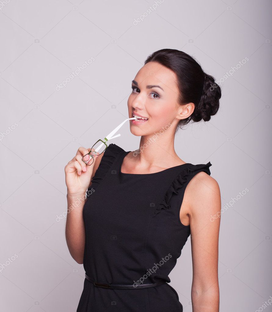 The girl with points in hands Stock Photo by ©suzi4ka 20626747