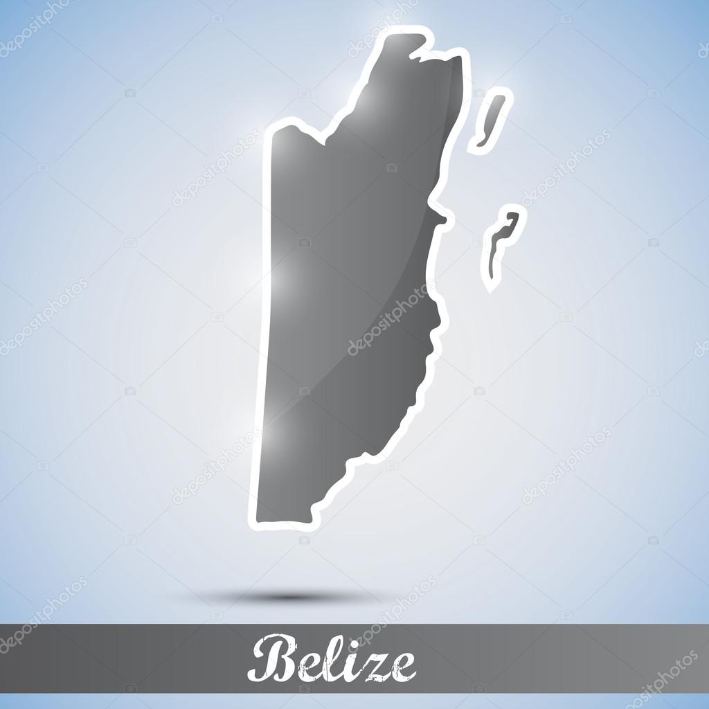 Icono brillante en forma de Belice Vector de stock por ©isabel_a 25353011