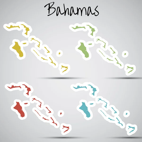 The bahamas map vector Vector Art Stock Images | Depositphotos