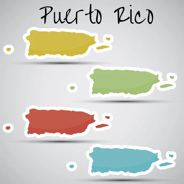 Puerto rico map Vector Art Stock Images | Depositphotos