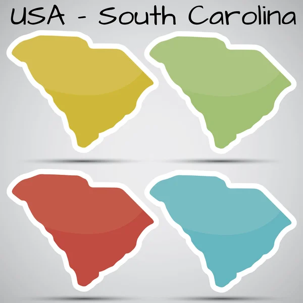 ᐈ South carolina stock vectors, Royalty Free south carolina outline ...