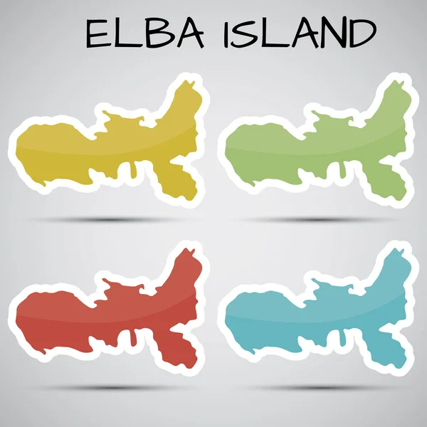 Mapa de elba Vector Art Stock Images | Depositphotos