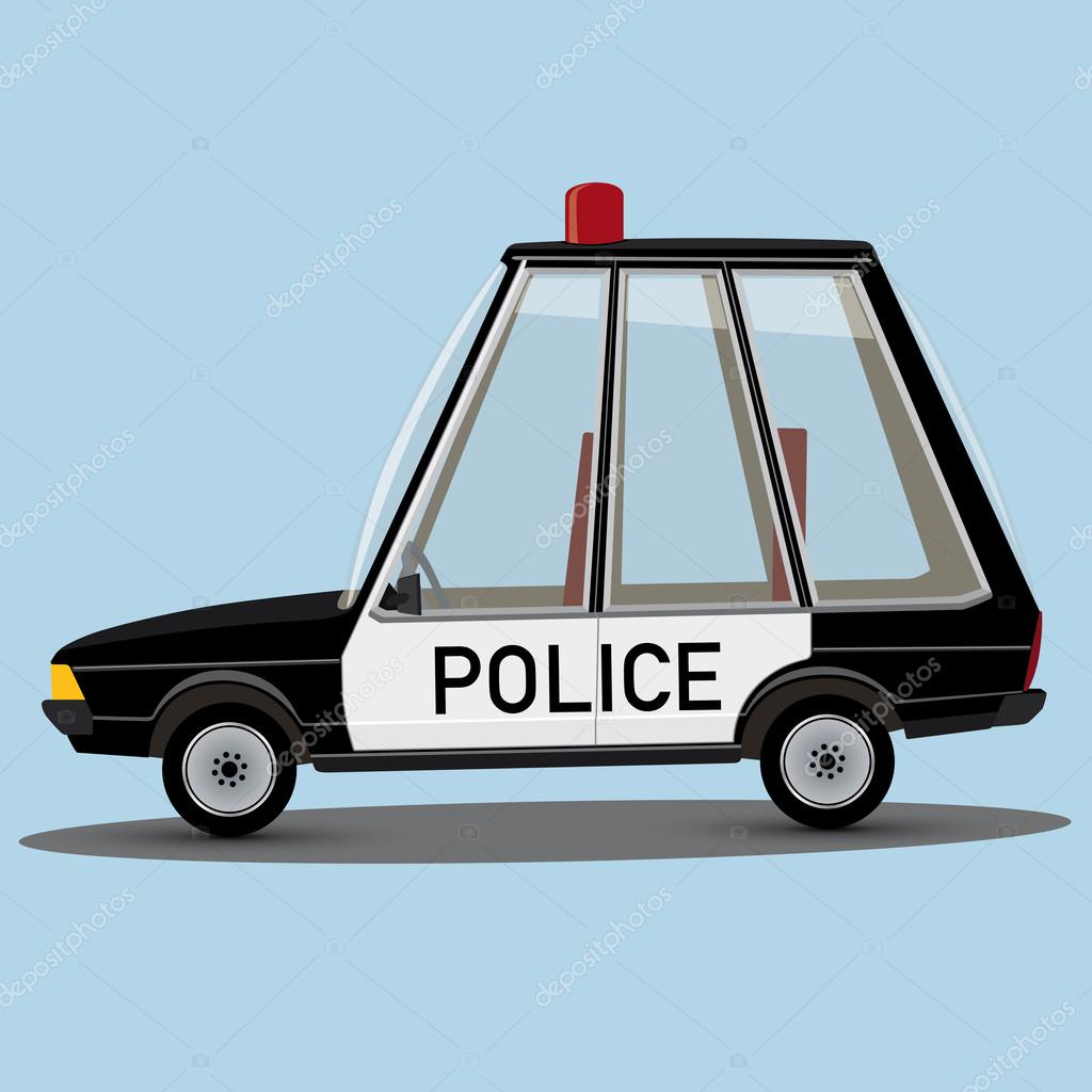 Grappige Politieauto