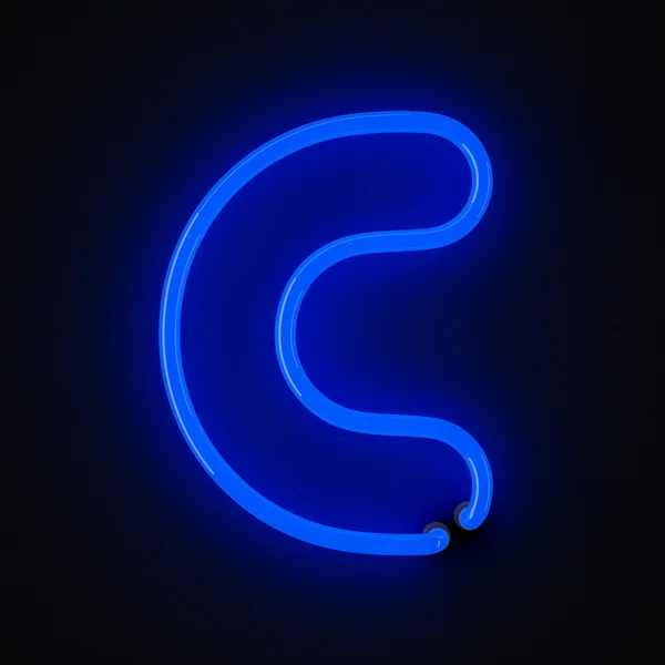 Neon Sign Letter C — Stock Photo © creisinger #8805272