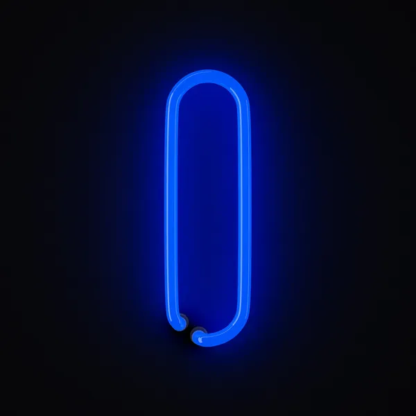 Neon Sign Exclamation Mark — Stock Photo © creisinger #9019745