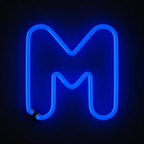Neon Sign Letter M ⬇ Stock Photo, Image by © creisinger #8825900