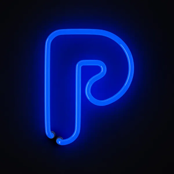 Neon Sign Exclamation Mark — Stock Photo © creisinger #9019745