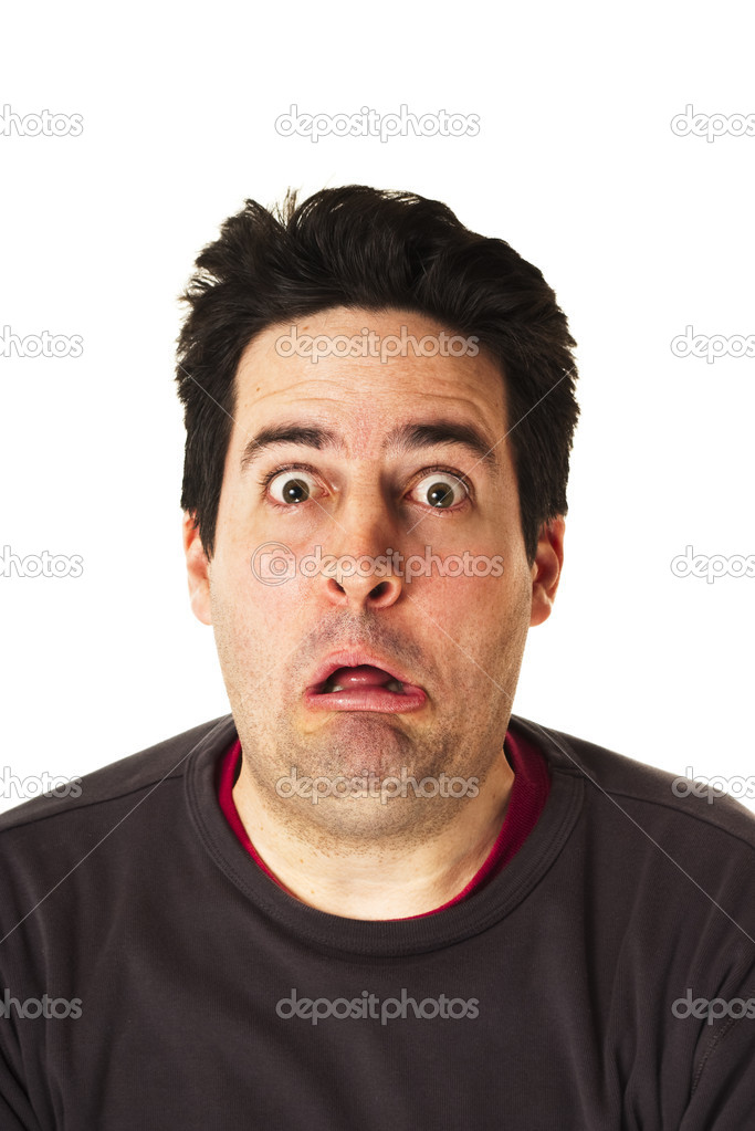 Man is horrified Stock Photo by ©dcdp 19206045