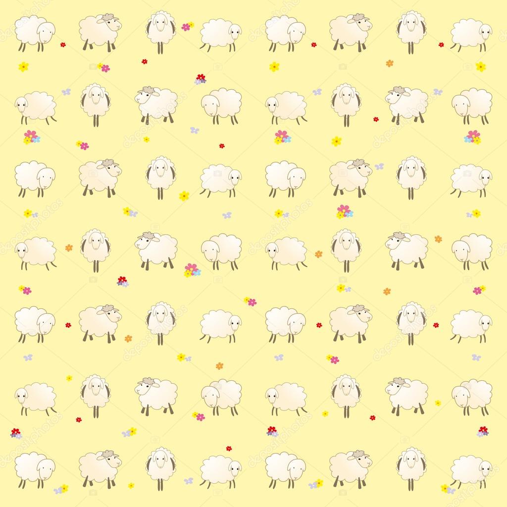 Yellow Baby Wallpaper Pattern
