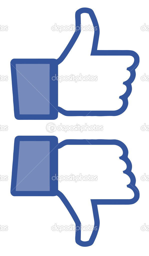 Like and dislike hand Stock Vector by ©vevestudio 23817399