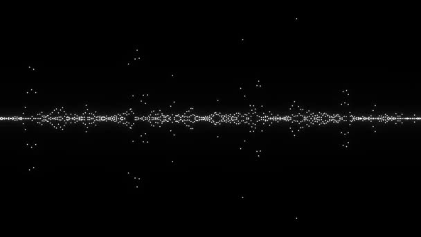Audio Spectrum Audio Visualizer Music Visualization — Stock Video ...