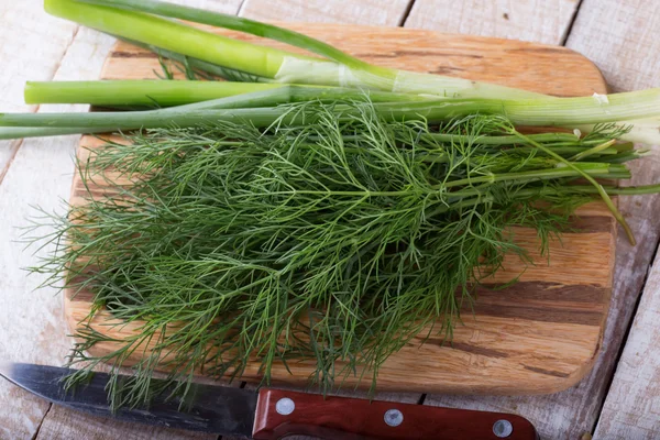 Green onions and dill Stock Photos, Royalty Free Green onions and dill ...