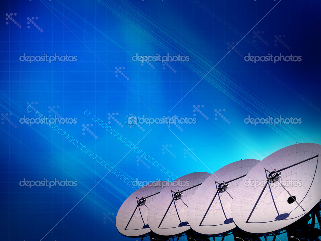 Resumen Transmisi n satelital datos digital azul efecto fondo 2024
