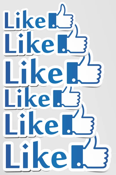 Like Buttons Stock Vector Image by ©Damoninc #13809674