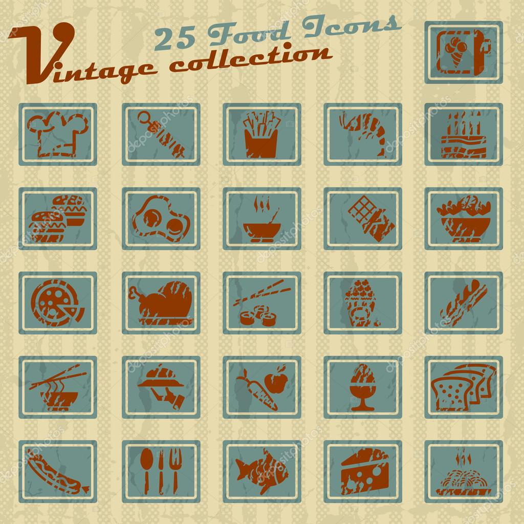 Food Icons Stock Vector Image by ©zagandesign #25079177