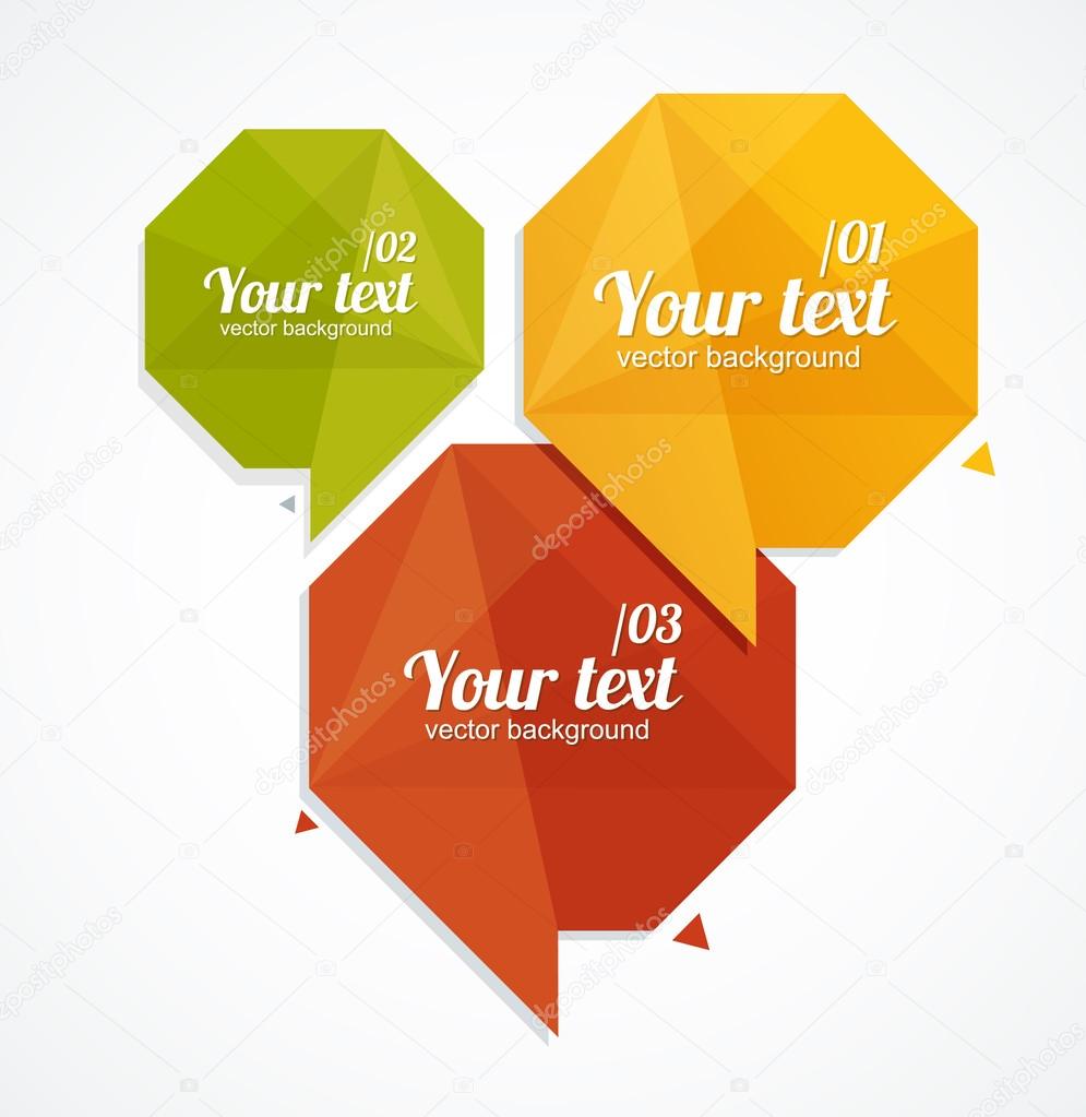 Vector text boxes, infographics options banner Stock Vector Image by ...