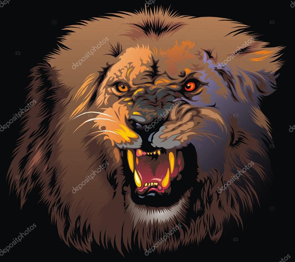 León furioso Vector de stock por ©pepeemilio2 21881341