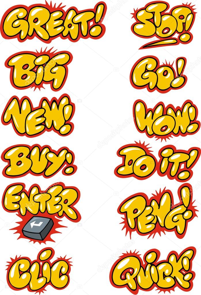 Easy words Stock Vector by ©pepeemilio2 22604785
