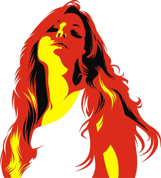 Nice girl from my dream Stock Vector by ©pepeemilio2 72675177