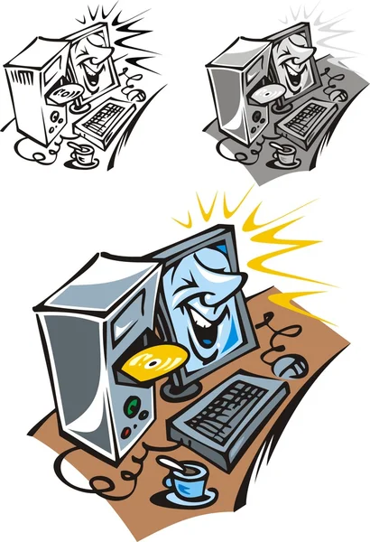 Exploding computer — Stock Vector © pasoderholm #3063889 Exploding computer — Stock Vector © pasoderholm #3063889