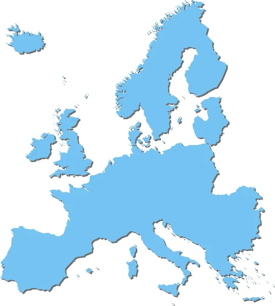 Blank Maps Of Europe No Borders