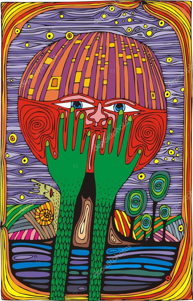 Unhappy tree Stock Vector Image by ©pepeemilio2 #42063889