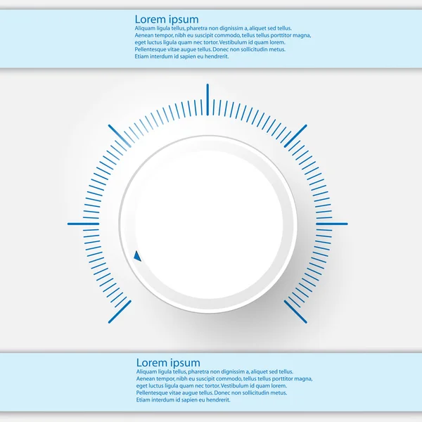 Volume music control button with a scale from low to high, volume knob ...
