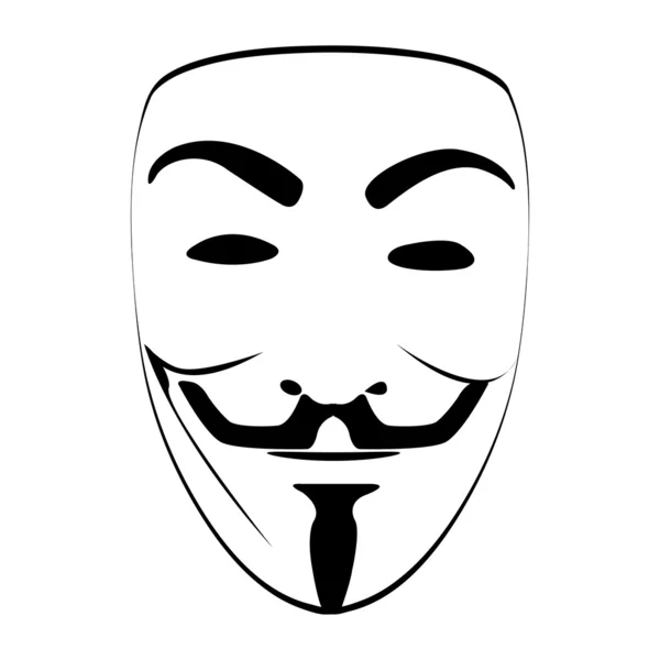 Hacker or anonymous mask icon, cartoon style ⬇ Vector Image by ...