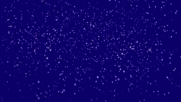 Snow on dark blue background — Stock Video © Tiplyashina #21866251