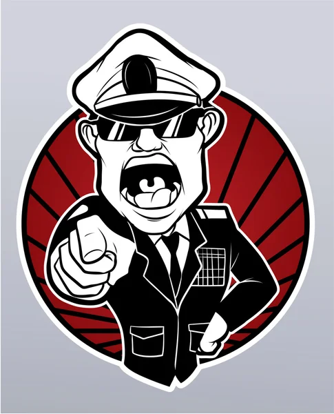 Angry General Cartoon