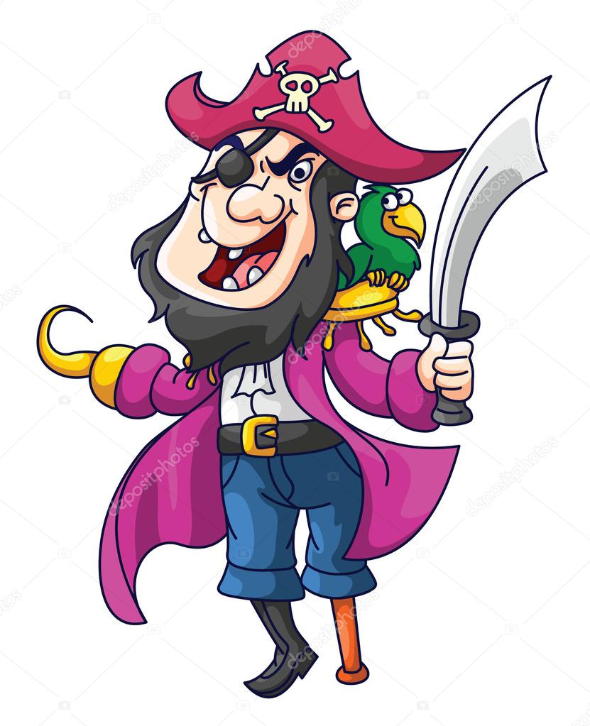 Funny Pirate Cartoon