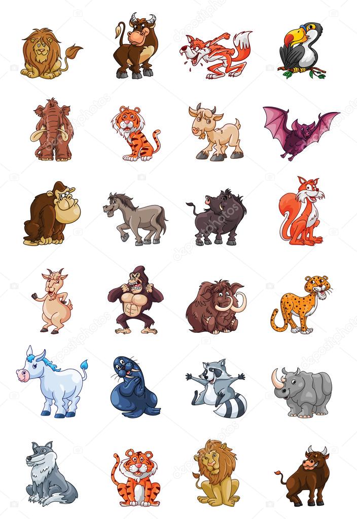 Wild Animal Collection Stock Vector Image by ©indomercy2012 #47607421