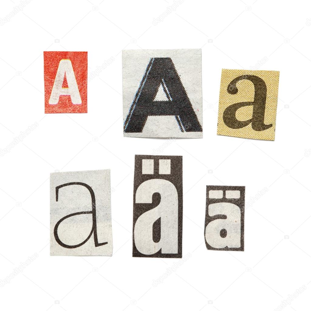 Newspaper Clipping Font Generator The Newspaper Clipping Generator