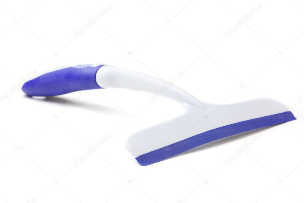 Blue Plastic and rubber Window cleaner Stock Photo by ©MichaelJayFoto ...