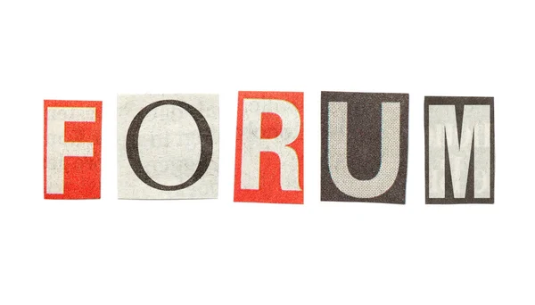 Paper Cut Letter Newspaper Cutouts Scrapbooking Crafting Stock Photo by ...