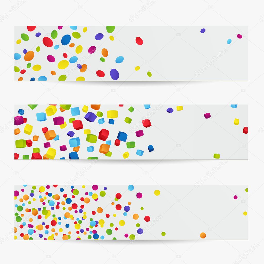 Vector set: Colorful Banners — Stock Vector © Shiny777 #19339947 Vector set: Colorful Banners — Stock Vector © Shiny777 #19339947