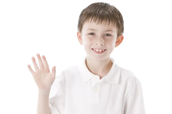 Little boy showing his hand Stock Photo by ©Wavebreakmedia 51595281