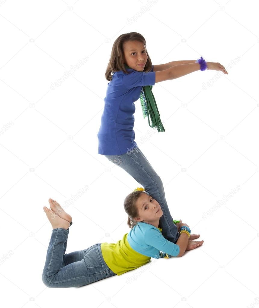 Human Alphabet. Diverse children work together to form letters. Letter ...