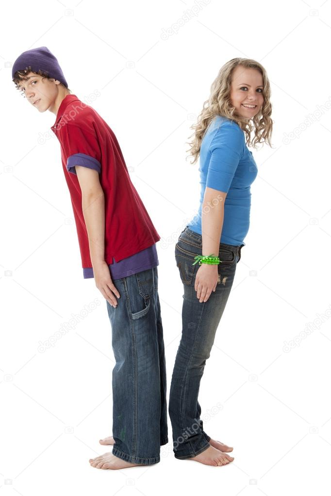 Human Alphabet. Multicultural teenagers work together to form letters ...