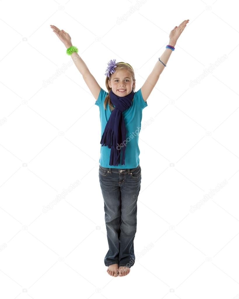 Human Alphabet. Girl shows letter Y Stock Photo by ©jbryson 21373073