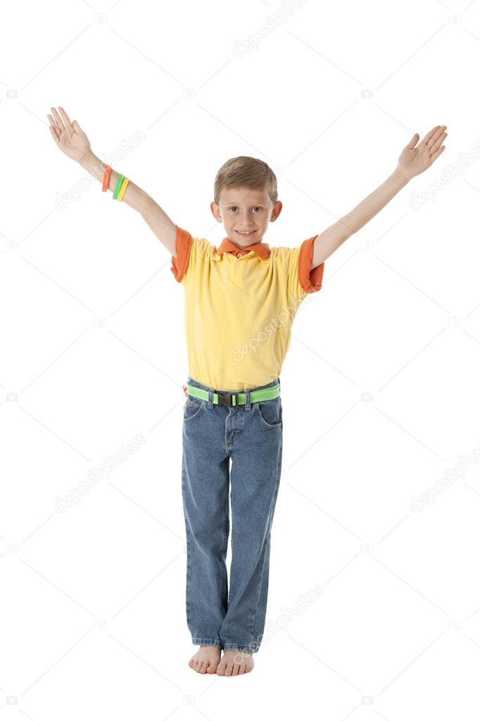 Human Alphabet. Child shows the letter Y ⬇ Stock Photo, Image by ...