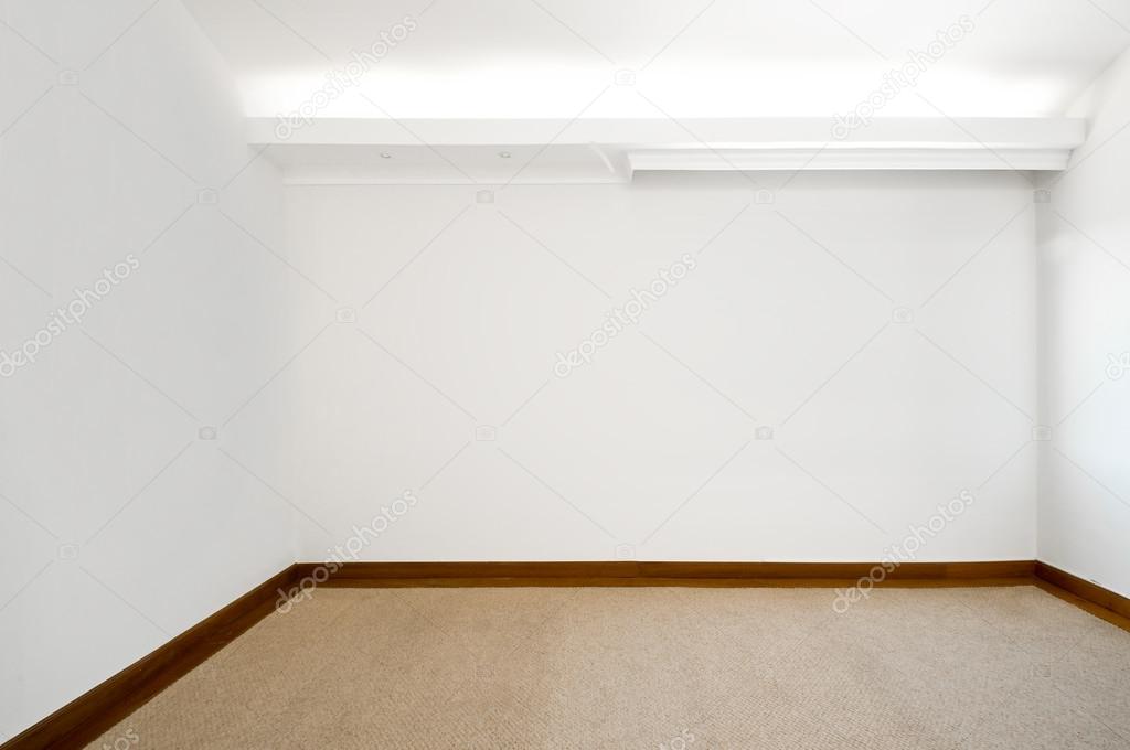 Empty white room with carpeted floor Stock Photo by ©scornejor 19471241