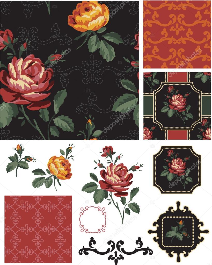 Gypsy Pattern Wallpaper