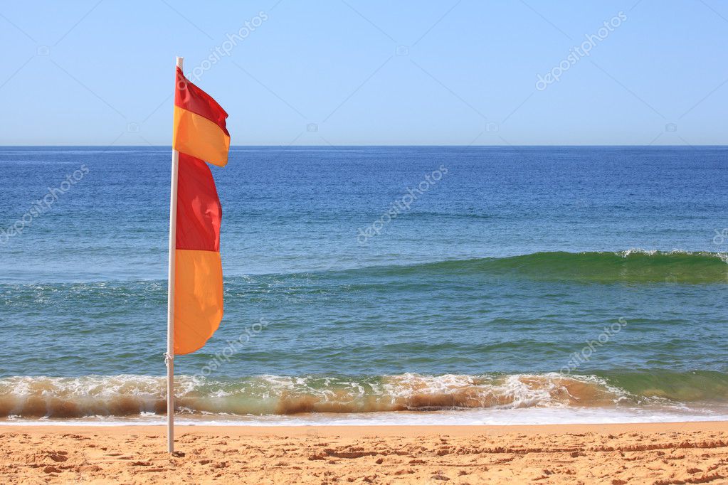Australian Surf Lifesaving Flag — Stock Photo © Timbre #32472205