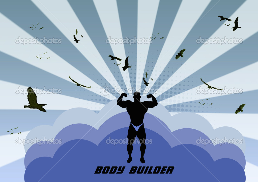 Bodybuilder background Stock Photo by ©IstONE_hun 19222007