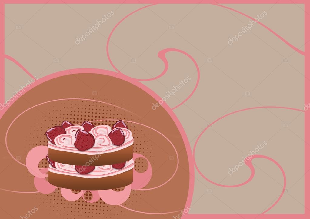 Birthday cake background Stock Photo by ©IstONE_hun 19263227