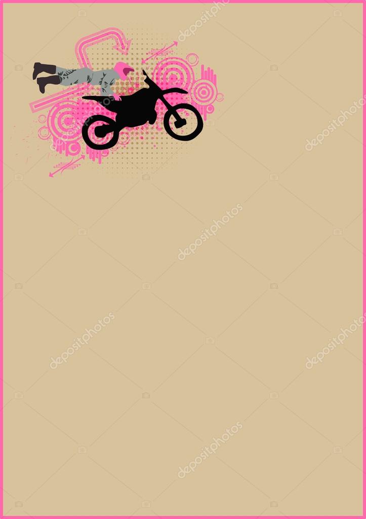 Motorcycle and the rider background Stock Photo by ©IstONE_hun 19274367