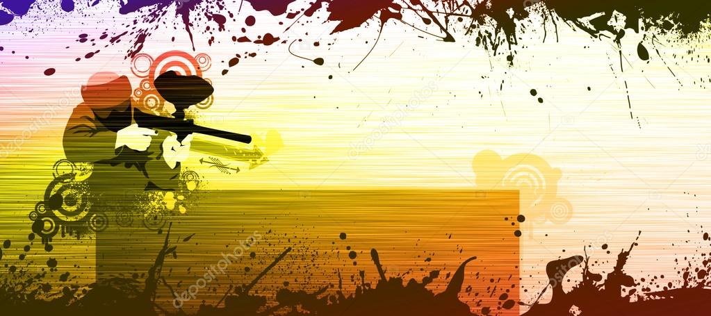 Paintball background — Stock Photo © IstONE_hun #19503959