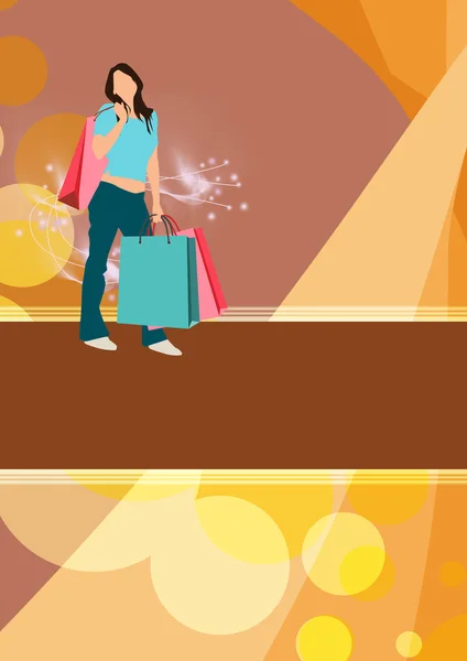 Shopping background Stock Illustration by ©IstONE_hun #23291520