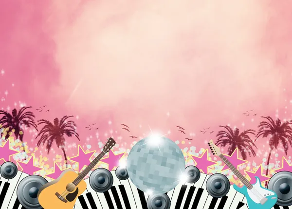 Summer music background Stock Photos, Royalty Free Summer music ...
